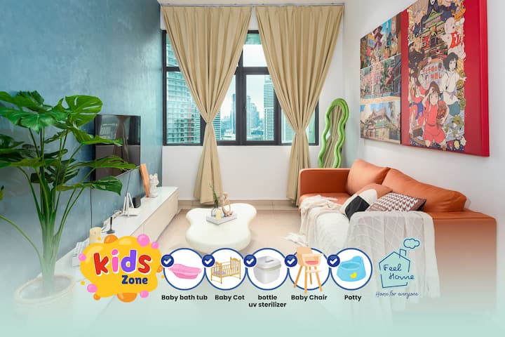 Heritage City 15 Min Walk To Klcc Baby Uv And Crib - Kepong