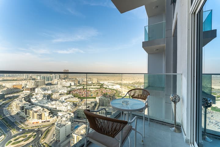 Havn - 1 Bedroom In Skyz, 5 Mins To Miracle Garden - Dubaï