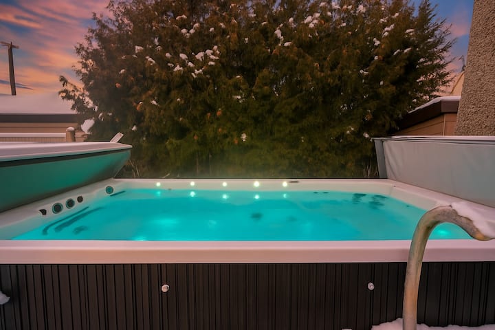 *Urban Oasis*w/16ft Swim Spa*heated Hot Tub/pool! - Edmonton