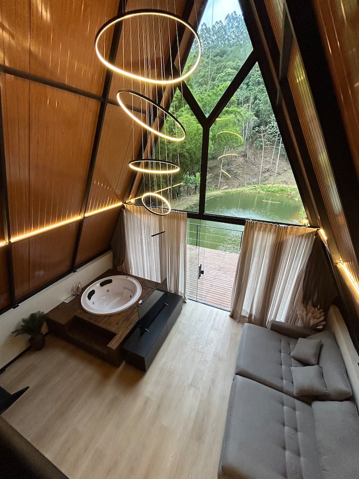 Chalé Com Banheira E Piscina - Indaial