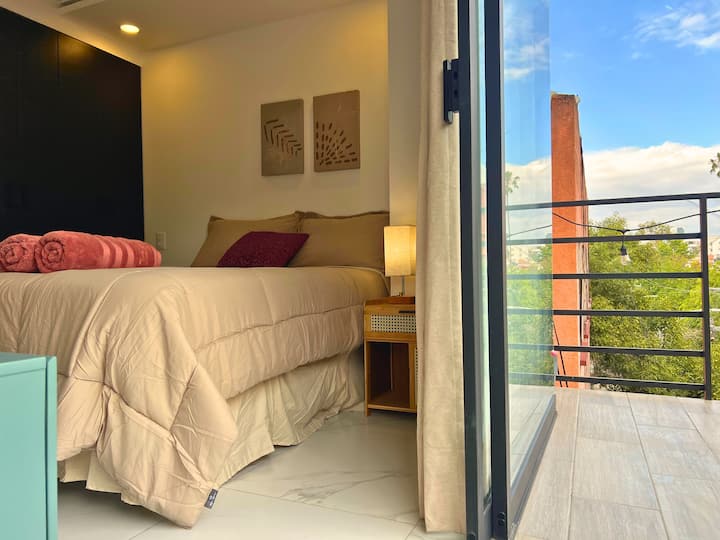 Priv Balcony Apt In Roma Sur | Casa Quetzal - Mexico