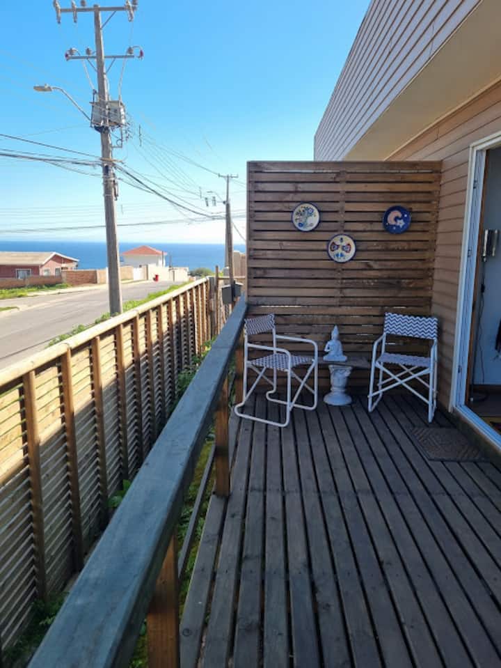 Cabaña Mediterránea Ideal Pareja Con Lindas Vistas - Quintero