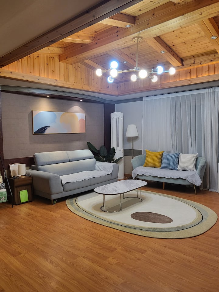 신규35평/ 영일대도보2분ㆍ주중dc/넷플ㆍott시청/정수기ㆍ공기청정기/스페이스워크/죽도시장 - 해도동