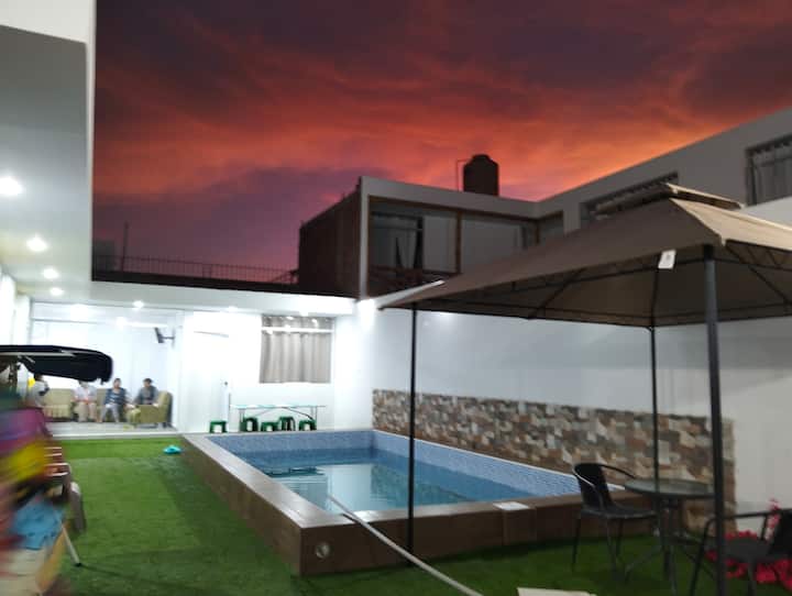 Casa Playa Nueva Con Piscina Privada Cerca Al Mar - Camaná