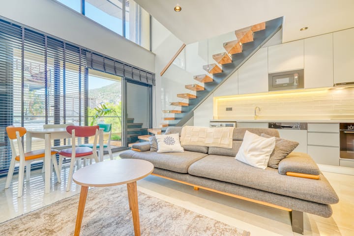 Kleopatra Plajında Loft Daire - Alanya
