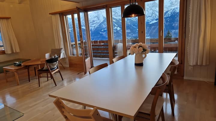 Sonnige Wohnung Mit Super Aussicht - Hasliberg