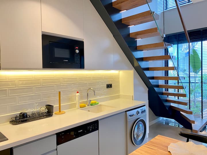 Lüks, Geniş Loft Daire Kleopatra Plajına 80m - Turkey