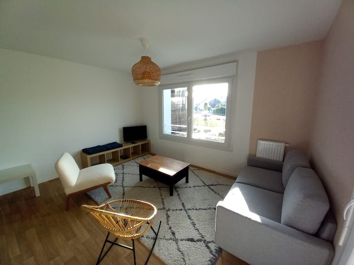 Appartement 2 Chambres Avec Terrasse - Orvault