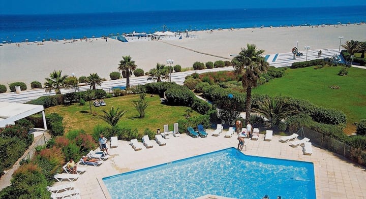 Appartement Cosy à 50m De La Plage- Parking- Clim - Canet-en-Roussillon