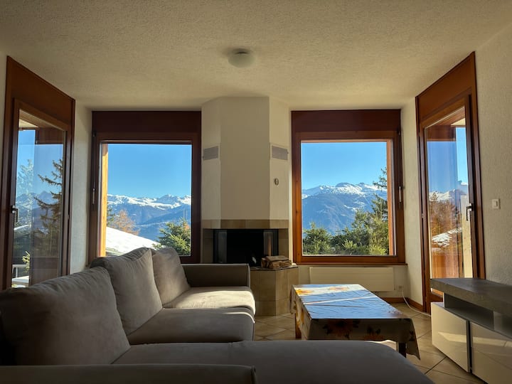 South Facing And Amazing View Chalet Relaxe - Anzère