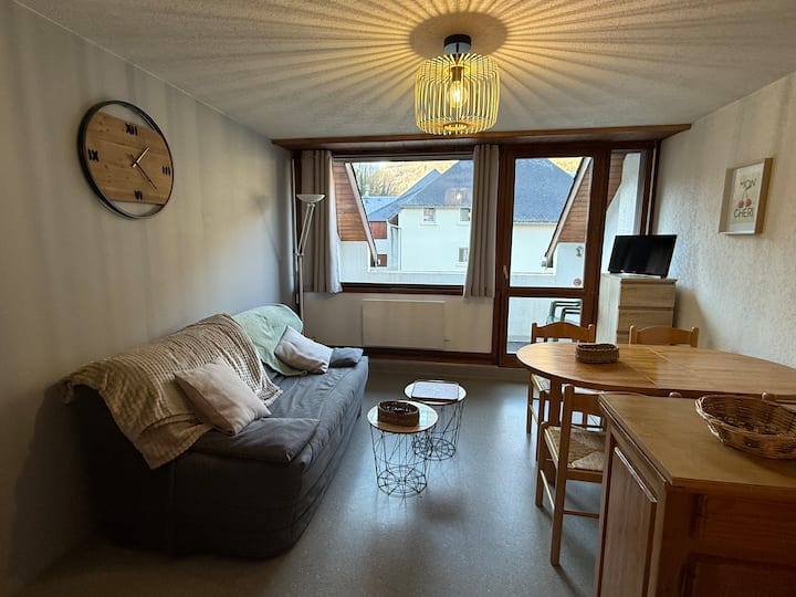 Studio Cabine Vue Sur La Montagne - Saint-Lary-Soulan