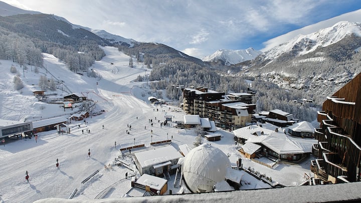 Duplex 77m² Ski Aux Pieds 8 Pers. | Vue Pistes Sud - Les Orres