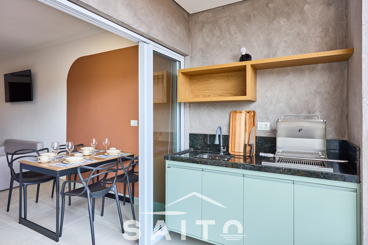 Itaguá | Aria condizionata | Piscina | Grill per barbecue ...