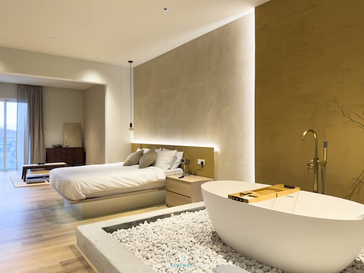Japandi Studio W Bathtub | Linked >Quill City Mall - Kuala Lumpur