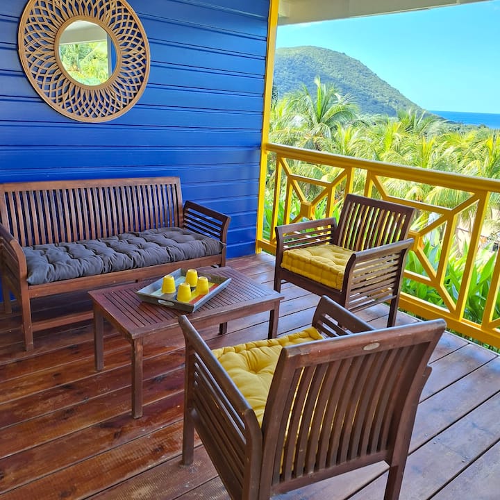 Bungalow "Les Saintes" Vue Mer - 4 Pers. Deshaies - Deshaies