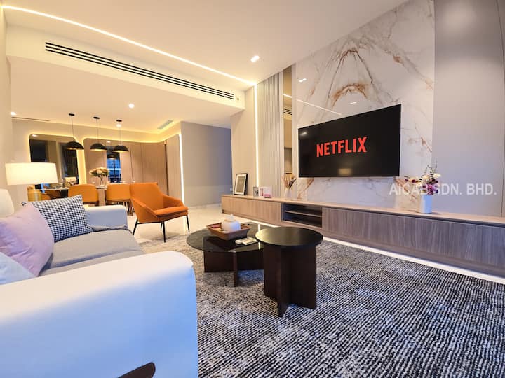 Eaton Kl, 3r3b, Klcc, Balcony, 1gbps, 3-6pax - Kuala Lumpur