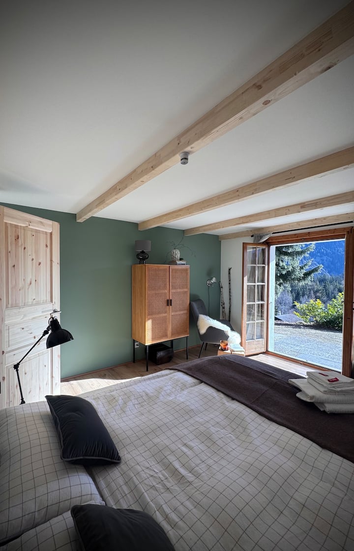 Chalet Avec Sauna & Vue Panoramique Sur Le Glacier - Blatten bei Naters