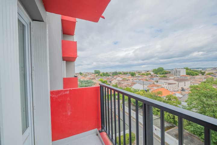 Grand Appartement 4 Chambres Avec Parking - Bordeaux