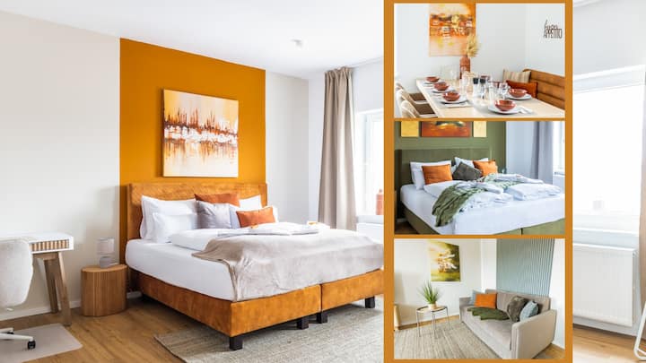 3 Bedroom Art Loft I 98 Sqm I Workspace I 8 Guests - Passau