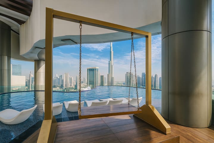 Highest Infinity Pool Burj View-62 Floor 2 Bedroom - Dubái