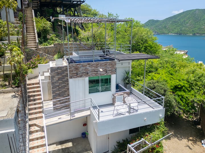 Cabaña Emerald Con Jacuzzi Privado - Taganga