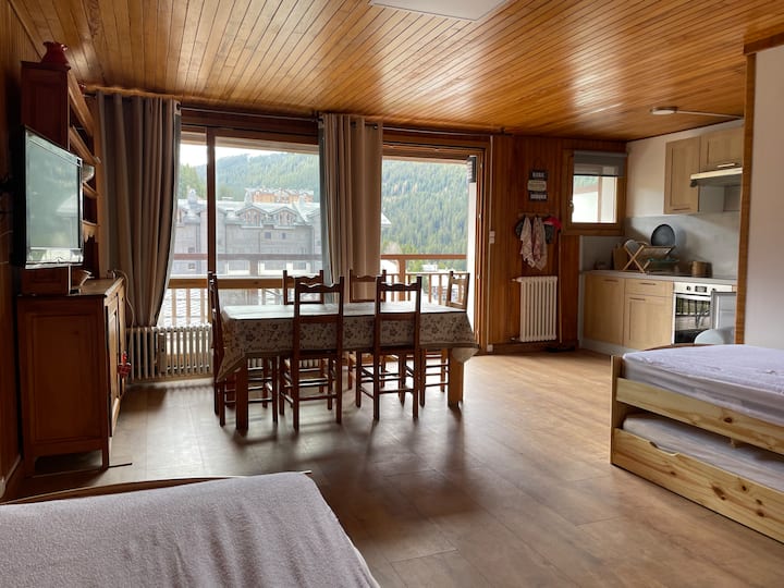 Studio Plein Sud Courchevel 1650 Pied Des Pistes - Courchevel