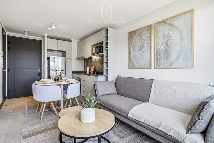 Ht | Comfortable And Bright Apartment In ÑUñoa + Parking - Macul