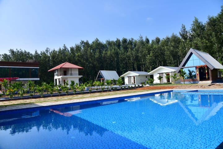 Farm Stay With Private Villas And Pool -Chikmaglur - Chikmagalur