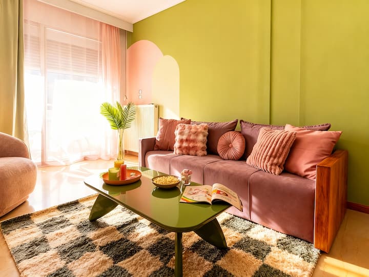 Stylish 3br Apt W/ Balcony – Central Thessaloniki - 塞薩洛尼基