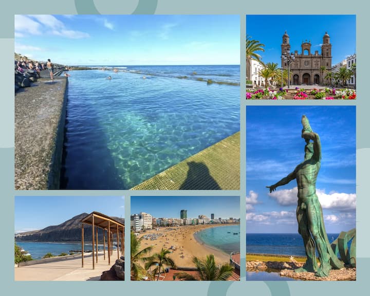 Playa/relax/fantástico/ Teletrabajo/wifi 800 Mb - Gran Canaria