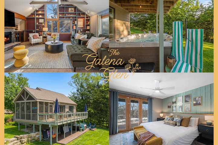 Modern, Luxe Escape | Hot Tub | Fire Pit | Games! - Bellevue, IA