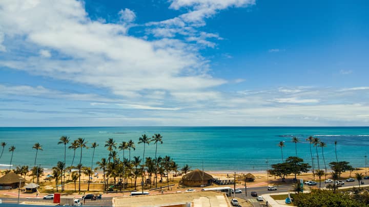 Apt 4 Lugares Beira Mar Jatiúca Piscina E Garagem - Maceió
