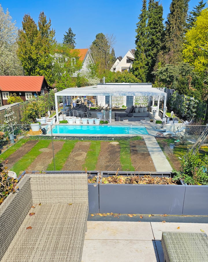 Beautiful New R Apartment -9 Min To Octoberfest - Munich