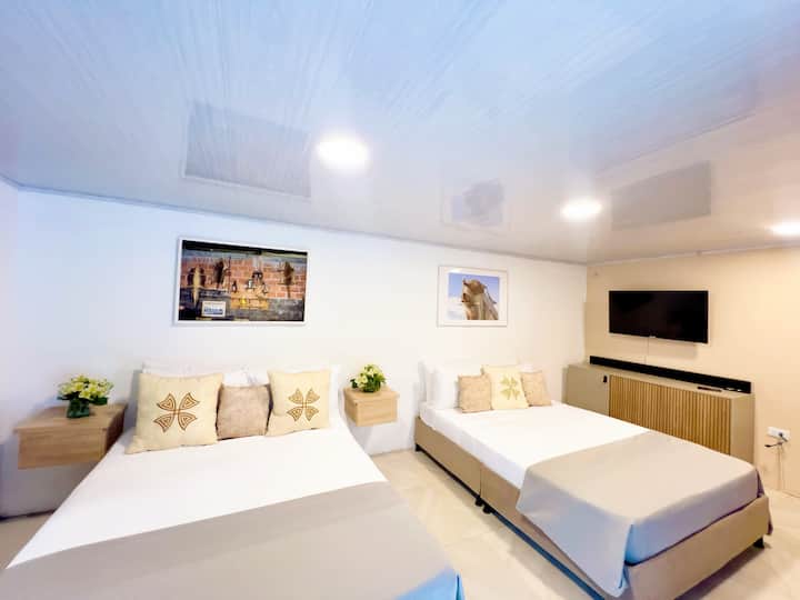 Suite Arawak Cocina, Baño Y Confort Para 4 - San Martín, Colombia