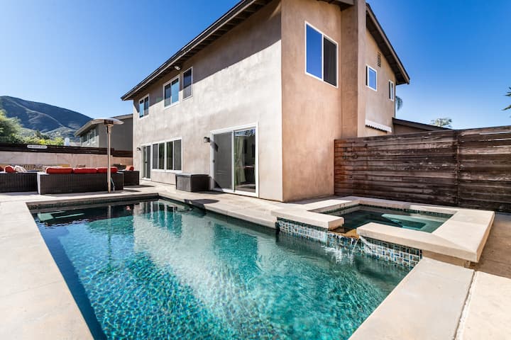 Wood & Stone Retreat – Heated Saltwater Pool Oasis - Agoura Hills, CA