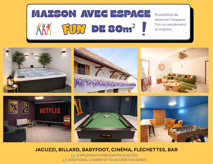 Maison De Ville 145m2 Jardin - Jacuzzi 7 Personnes - Chalon-sur-Saône