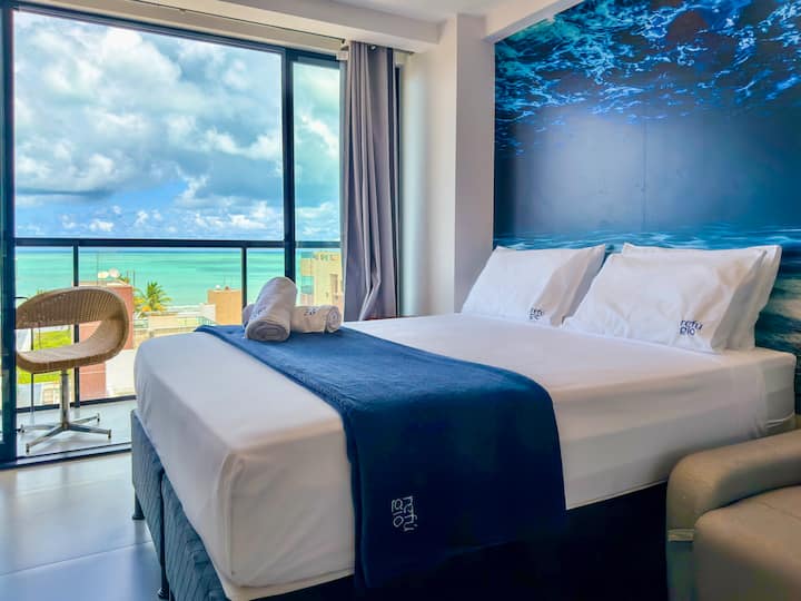 Vista Incrível | Varanda | Piscina | 120m Da Praia - Brésil