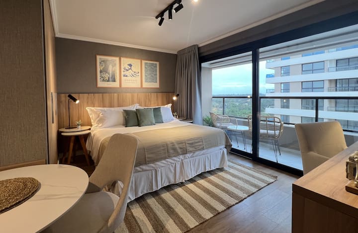 Estudio Como Hotel Room Vista Al Mar Mansa Piso14 - Maldonado