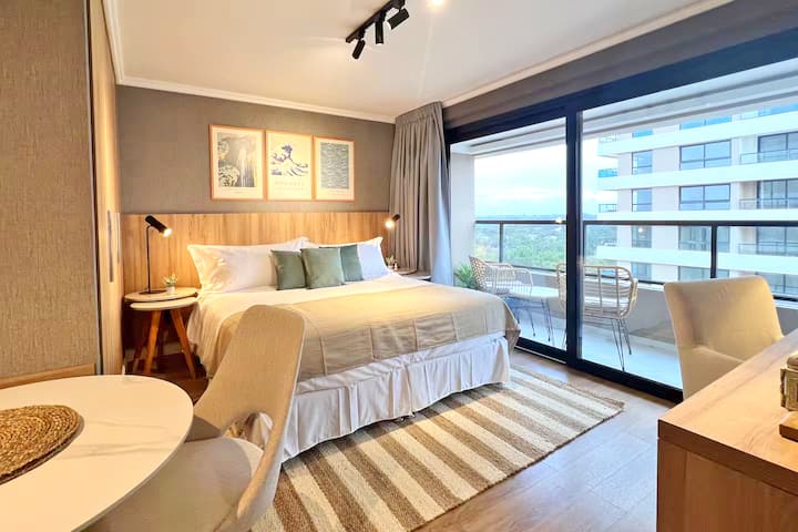 Estudio Como Hotel Room Vista Al Mar Mansa Piso14 - Maldonado