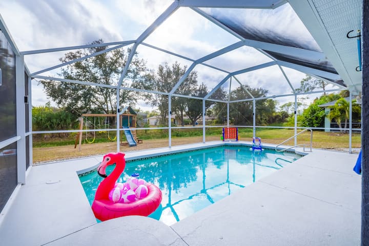 Family Hammock| 10ppl | Pool |Top Location | Games - North Port, FL