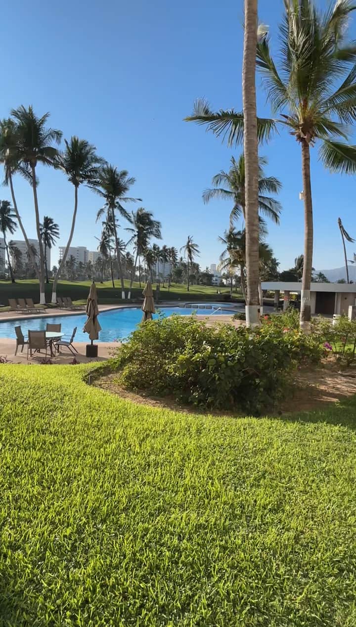 Hermosa Vista Al Campo De Golf Mayan Palace - Acapulco