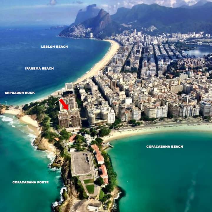 High-end Studio Between Ipanema & Copacabana - Ipanema
