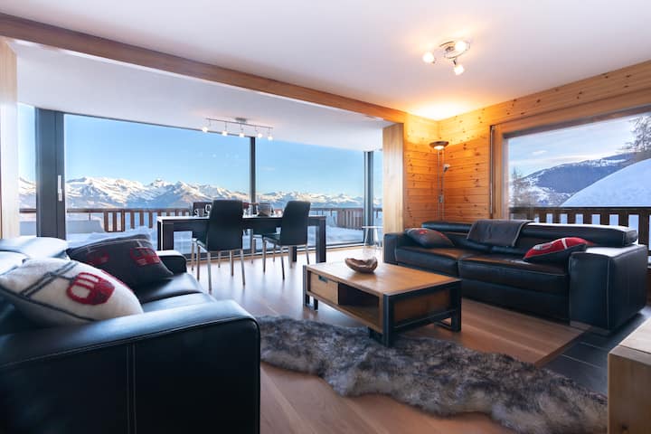 Ski-in/ski-out • Vue Panoramique • 2 Chambres - Nendaz