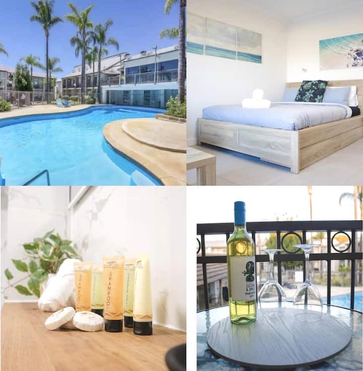 Coastal Chic Apartment | Pool Views, Bbq, Tennis - Mandurah