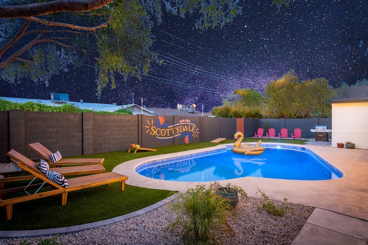 Minutes To Old Town, Free Heated Pool, Hot Tub - Scottsdale, AZ