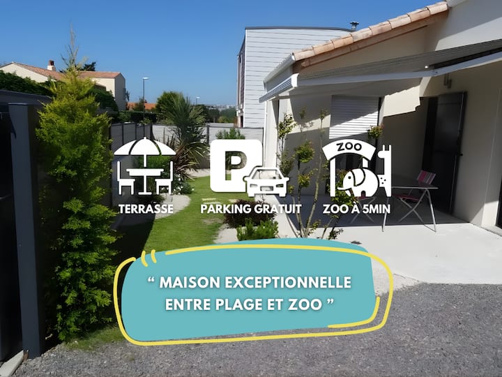 Le Château - 4 Pers - Barbecue Et Bain De Soleil - Les Sables-d'Olonne