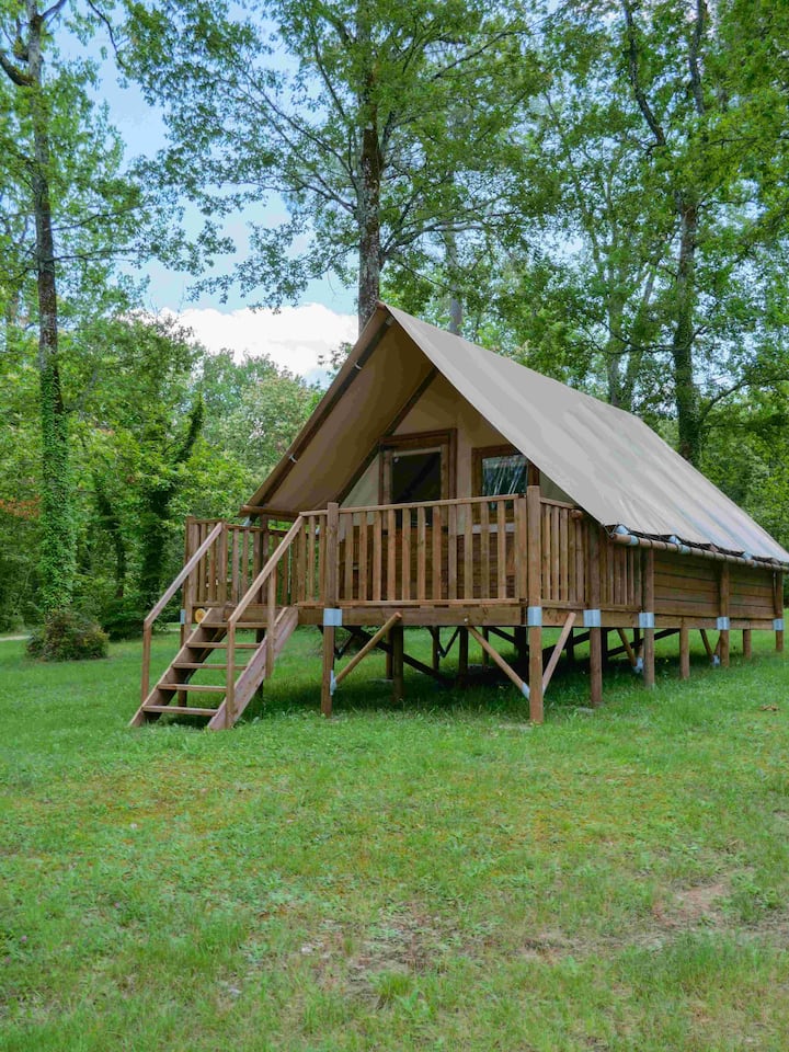 Camping La Clairière - Cabane Aventure (4/5p.) - Gourdon