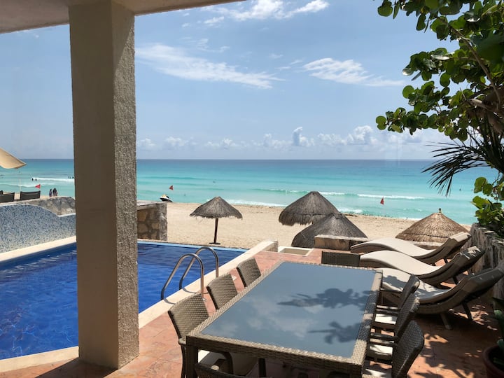 3 Bedroom Beachfront Villa (Duplex, +Suites) - Cancún