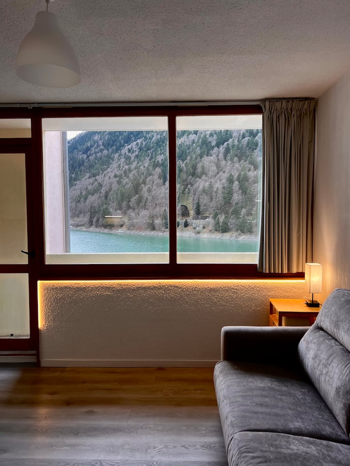 Charmant Studio Face Au Lac D’artouste. Parking - Lac Gentau