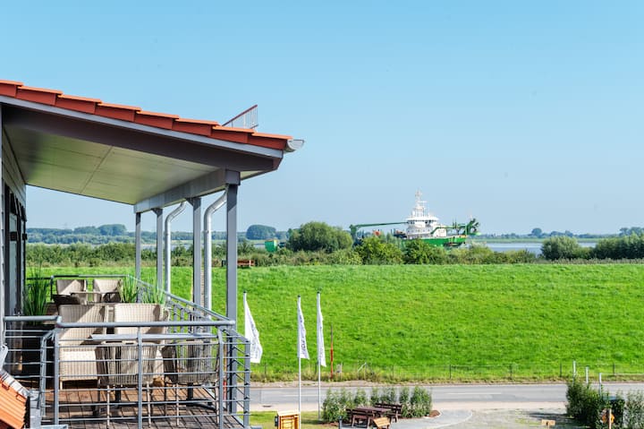 Ferienwohnung "Haus Birnengold" Mit Elbblick - Jork